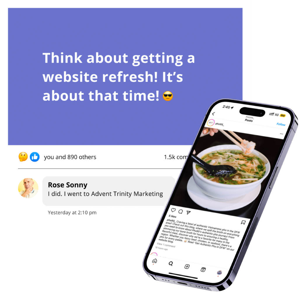 Build Social Presence » Advent Trinity Marketing Agency